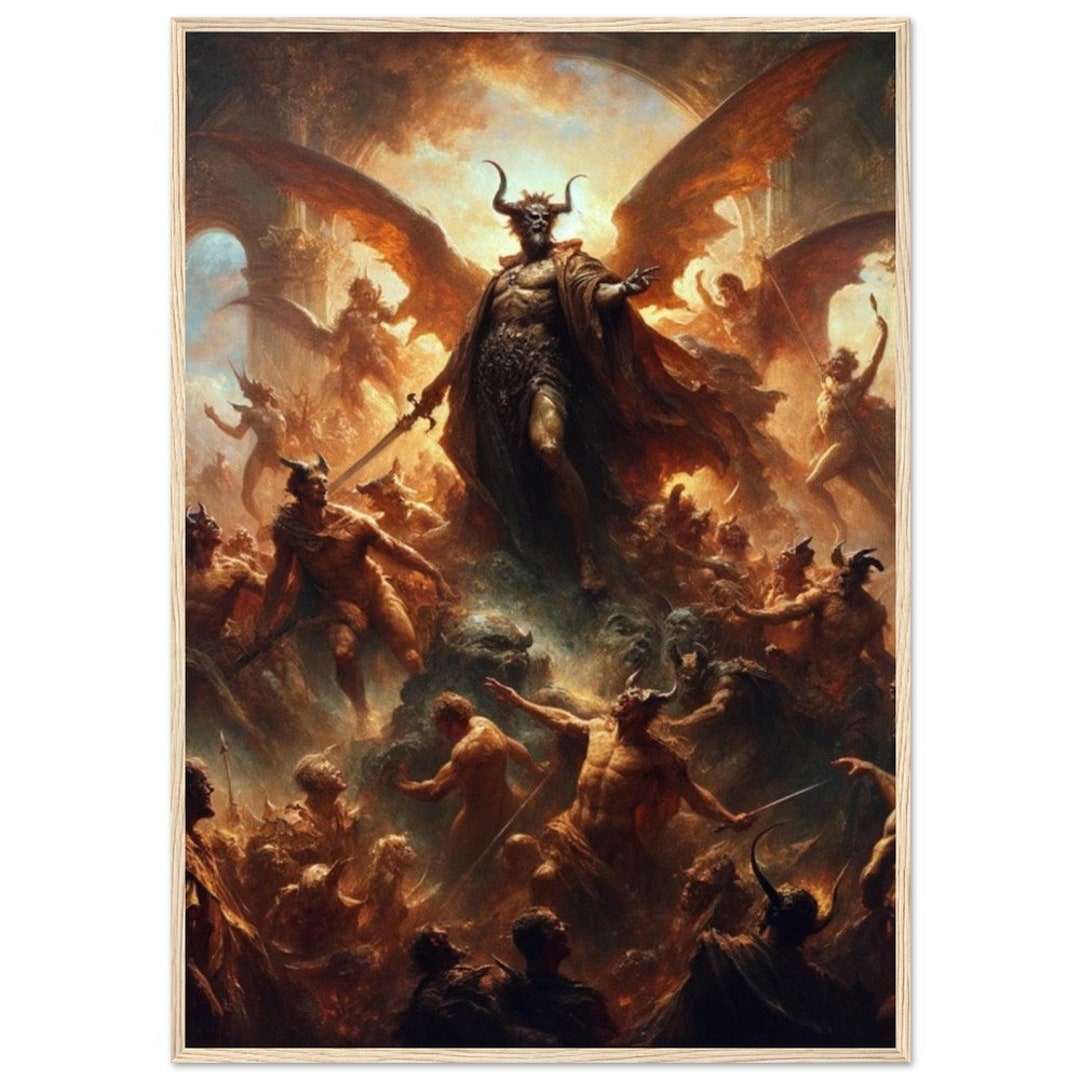 Satan Summoning His Legions - Etsy