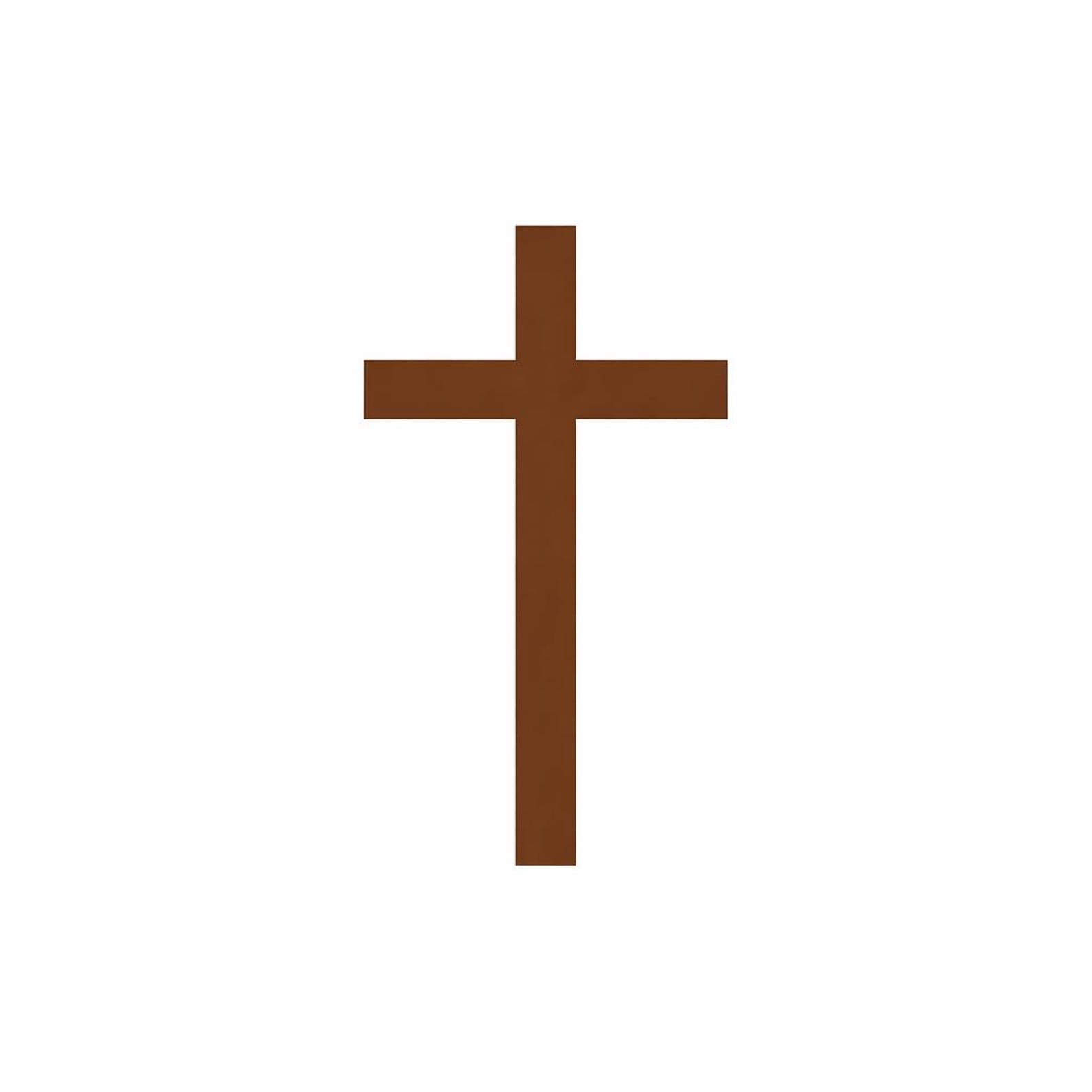 Brown Christian Cross, Digital Artwork, Printable, Instant Download ...