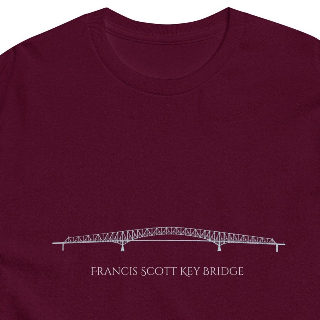 Key Bridge Memorial Tshirt, Francis Scott Key Bridge Shirt, Baltimore ...