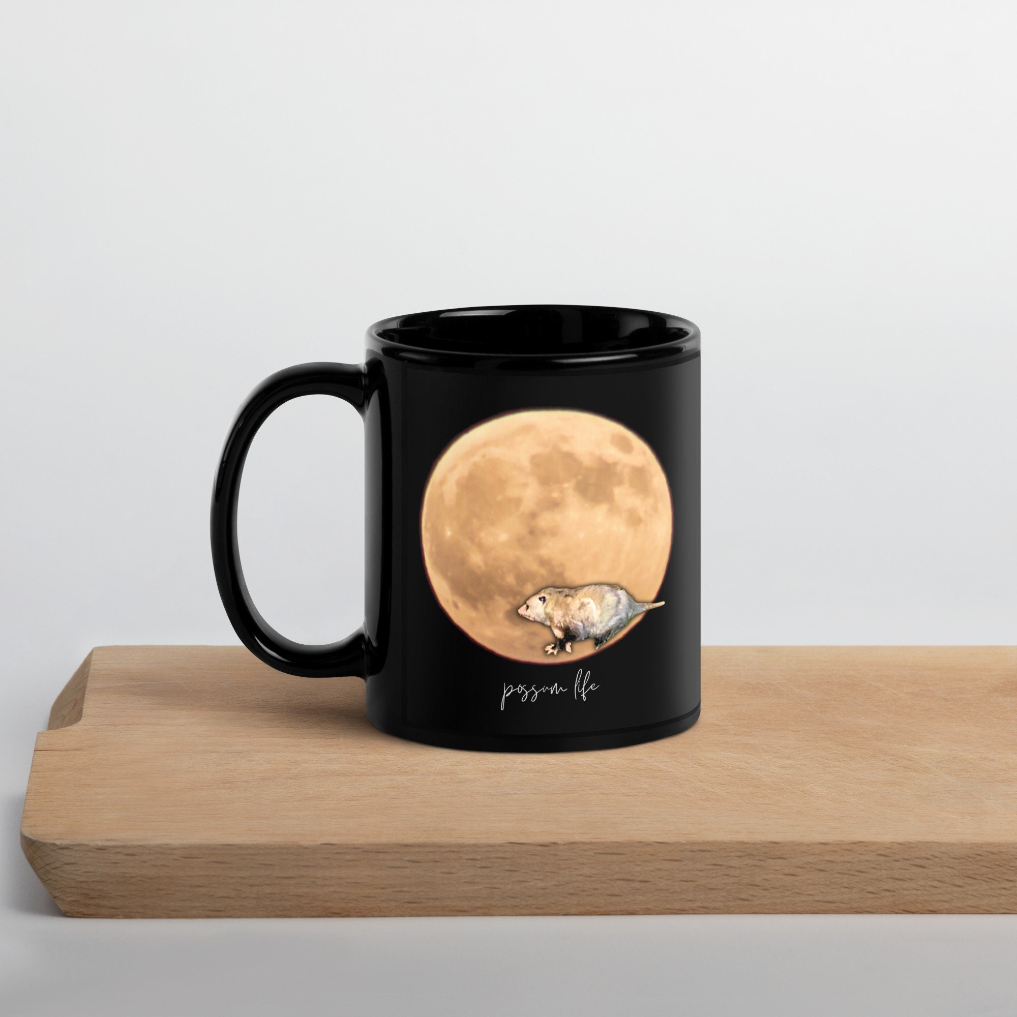 Opossum Mug, Funny Wildlife Mug, Rustic Animal Kitchen Decor Coffee Mug ...