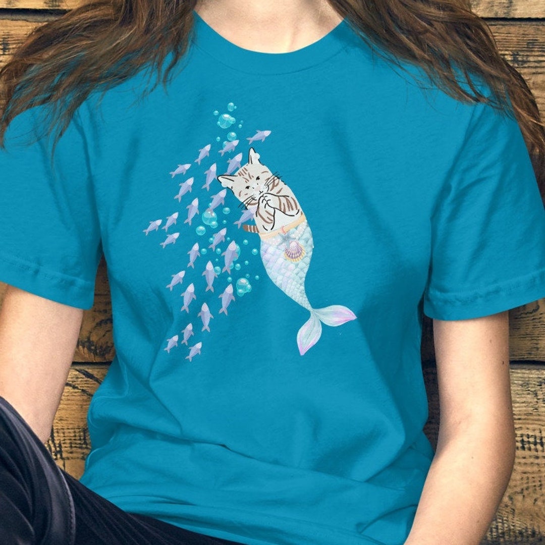 Cats, Mermaid Cat, Cute Cats and Mermaid Summer Design on Premium ...