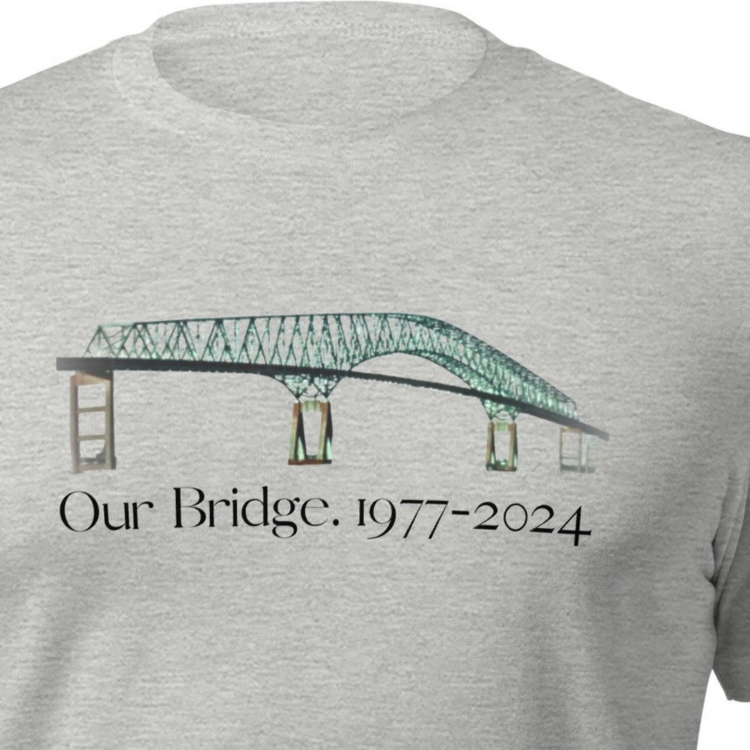 Francis Scott Key Bridge Shirt, Bridge Remembrance T Shirt, Patapsco ...