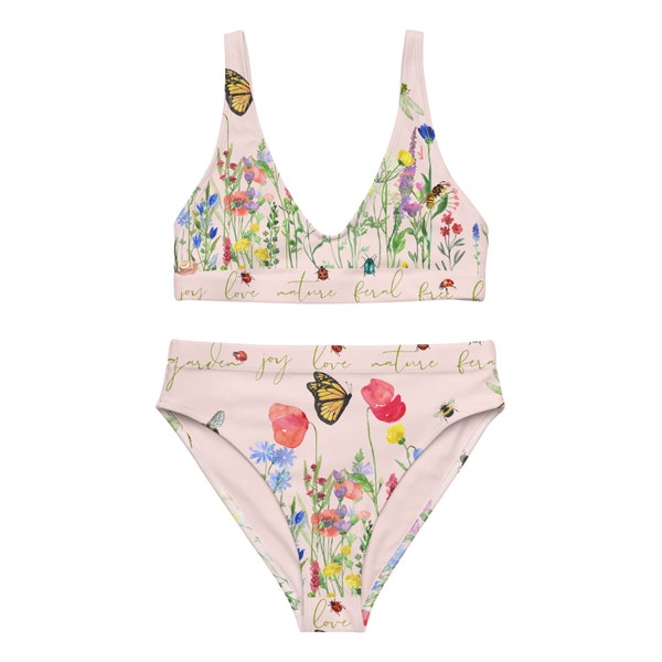 Flower Bikini - Etsy