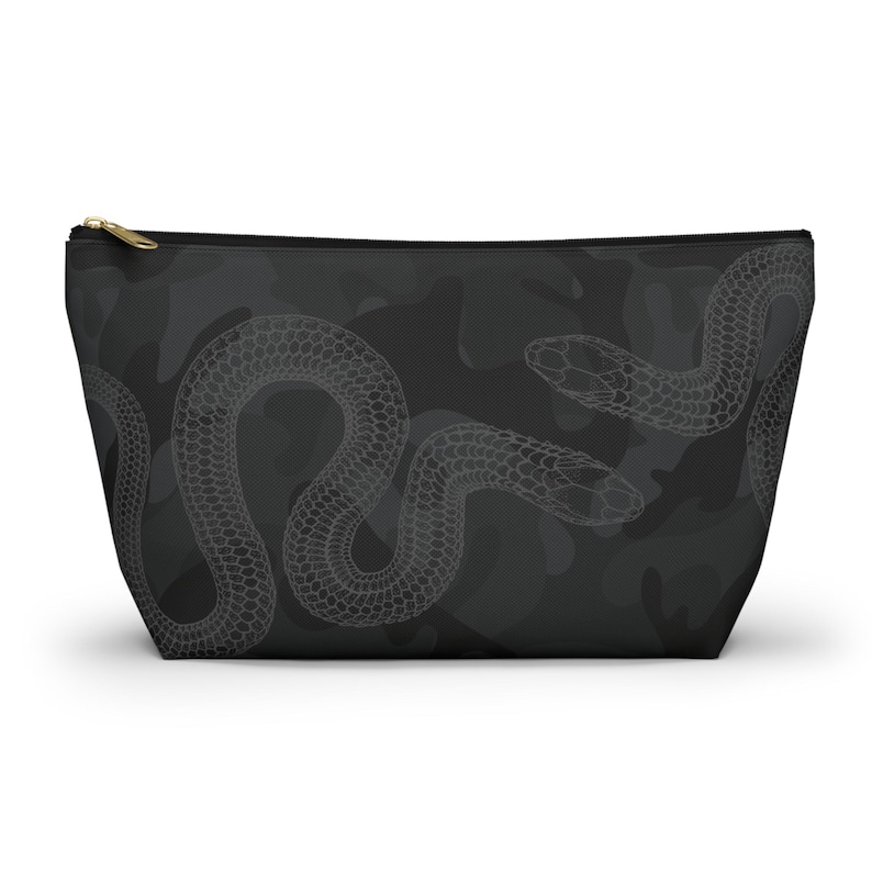 Snakes Zip Case Goth Reptile Serpent Pen Pencil Art Supply Case ...