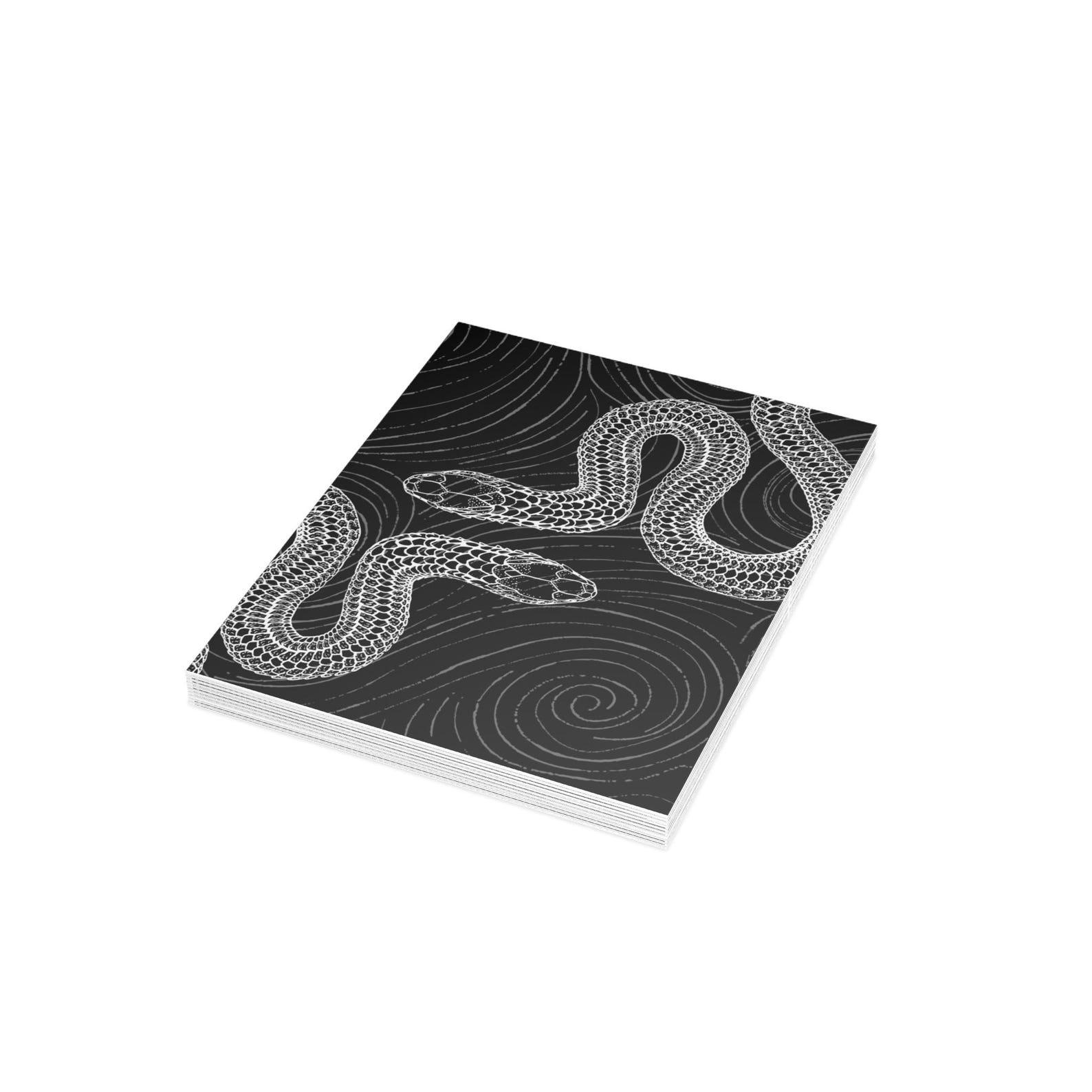 Snakes Greeting Cards Stationary Letter Thank You Note Card Goth Tattoo ...