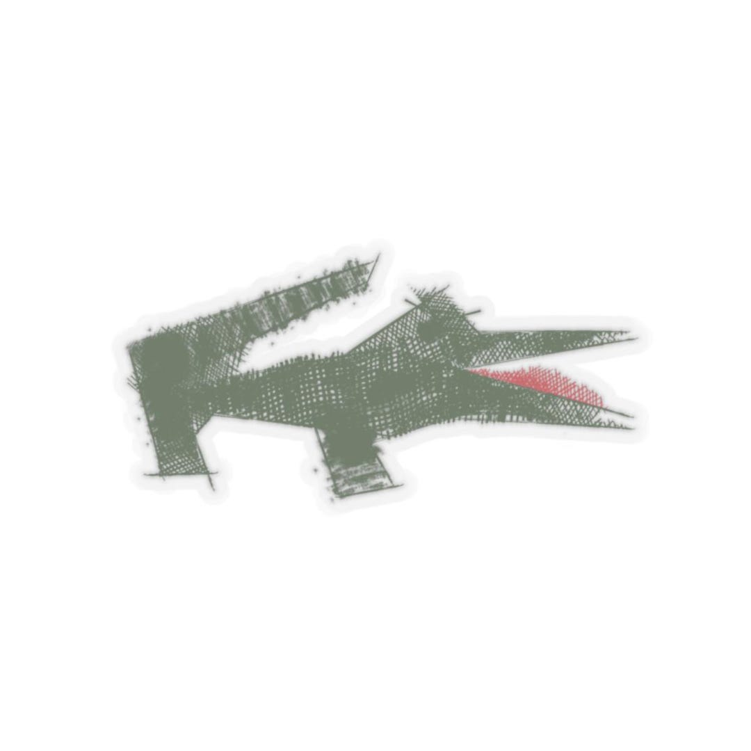 Pop Art Gator Kiss-cut Sticker Preppy Alligator Reptile Serpent ...