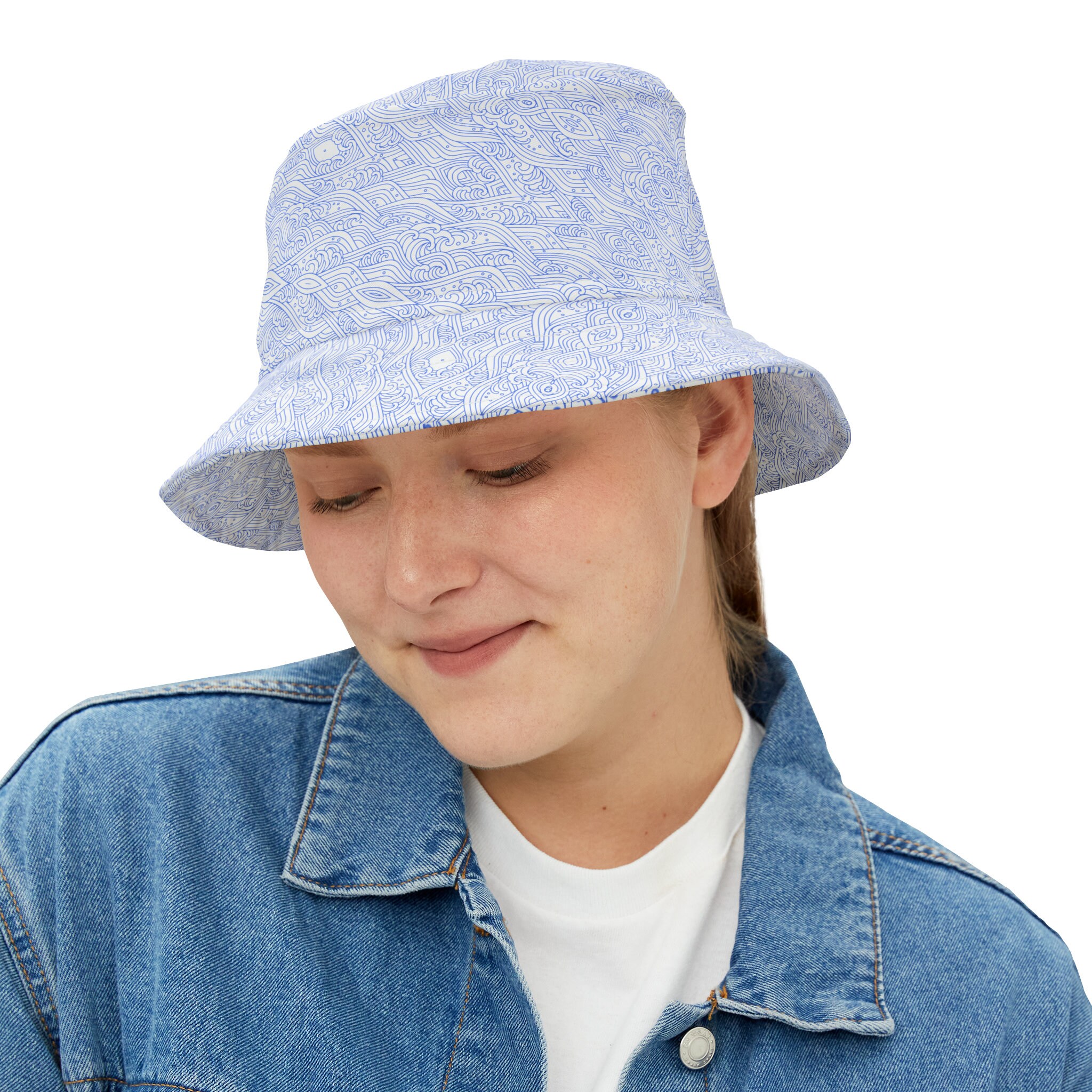 Alligator Surfboard Bucket Hat, Men's and Women's Street Style Beach ...