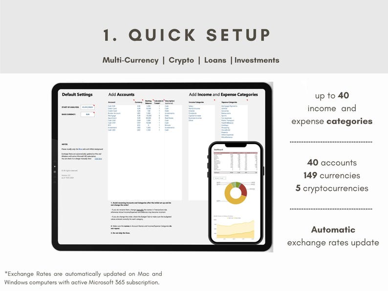 MY CASH FLOW | Excel + Sheets | Simple Personal Finance Tracker ...