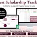 Scholarship Tracker: All-in-one College Application Spreadsheet (google ...