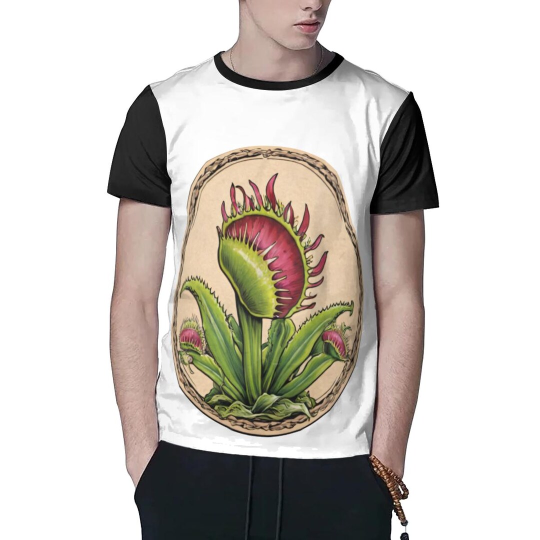 Olde Worlde Venus Flytrap, Halloween Baseball T-shirt - Etsy