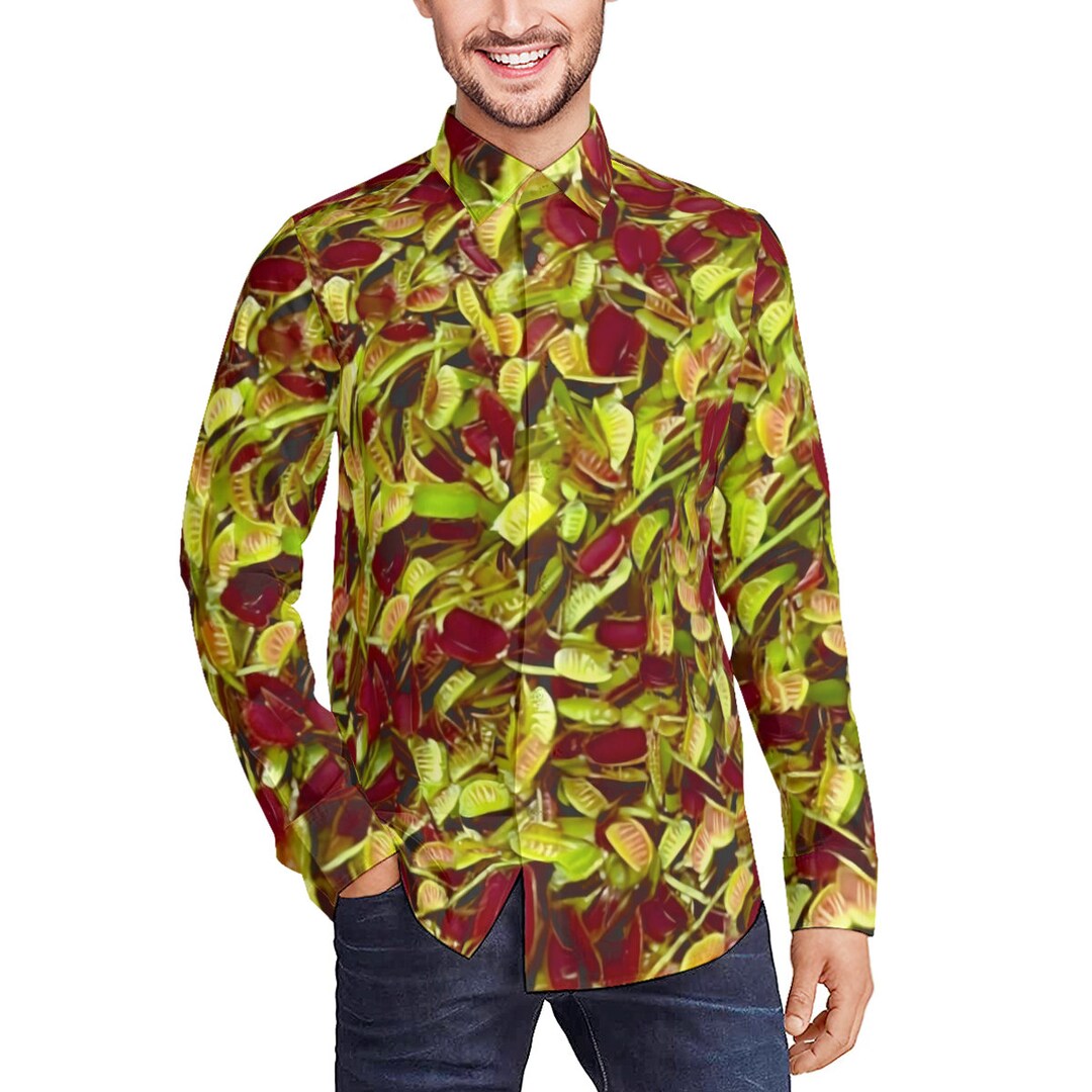 Trapped Long Sleeve Venus Flytrap Shirt - Etsy