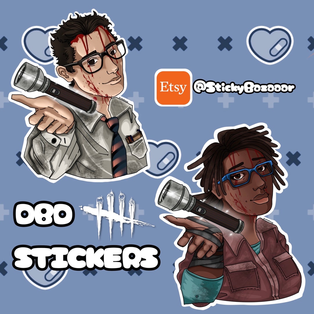 DBD Stickers Vynl Dead by Daylight Dwight Fairfield Claudette Morel - Etsy
