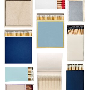 Blank Matchbook Print Template | Vintage Matchbook Art Poster ...