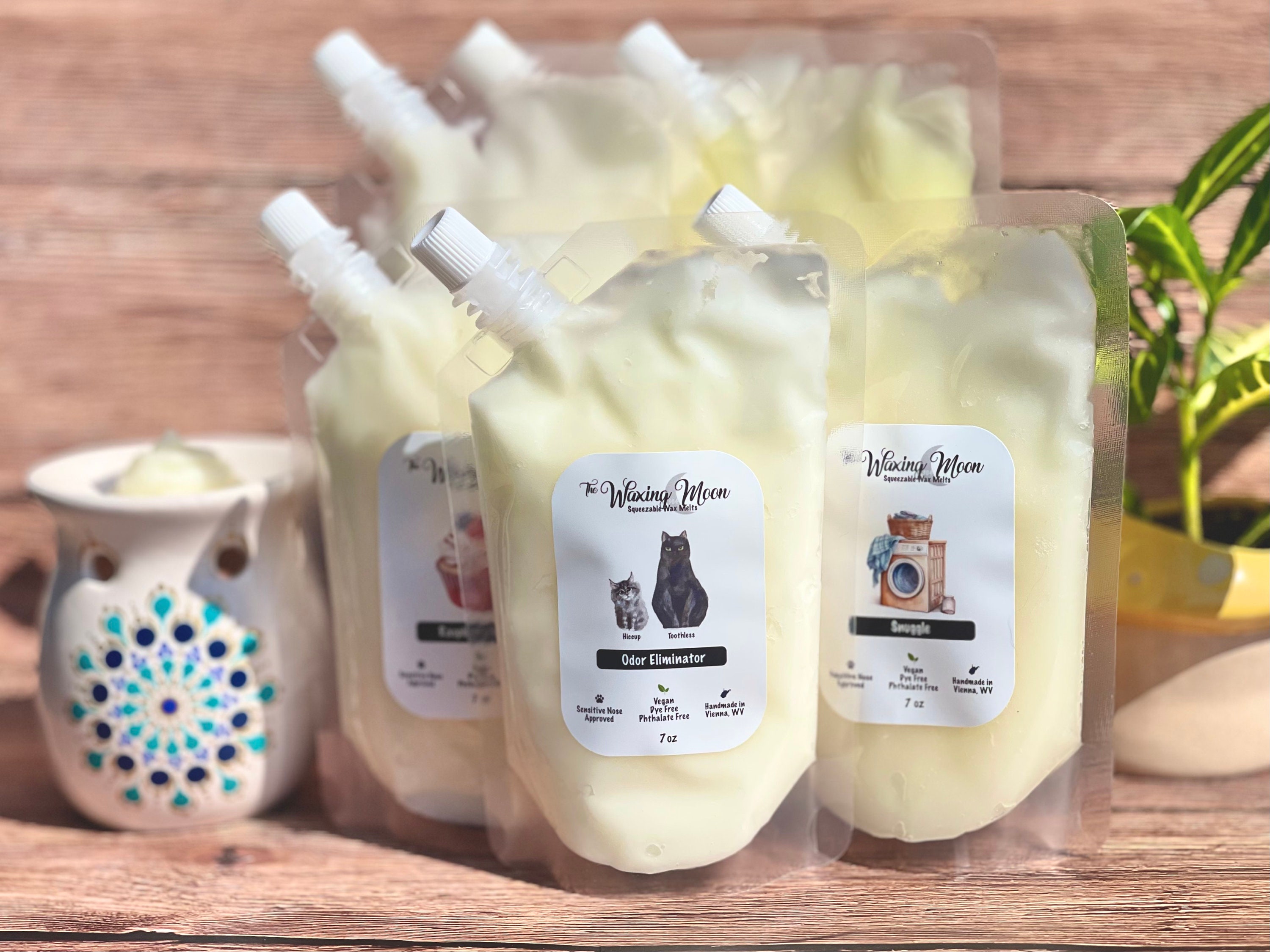 7 Oz Small Batch Soy Squeeze Wax for Wax Warmers Free From Dyes ...