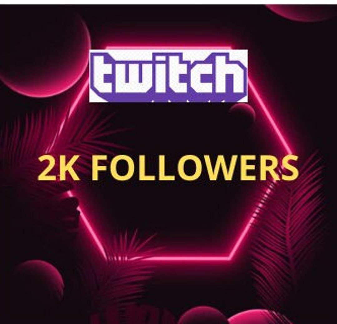20002K TWITCH Subscribers Non-drop Lifetime Real Fast - Etsy