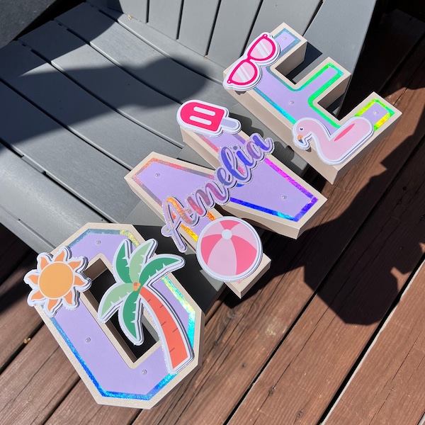 Floating Pool Letters - Etsy