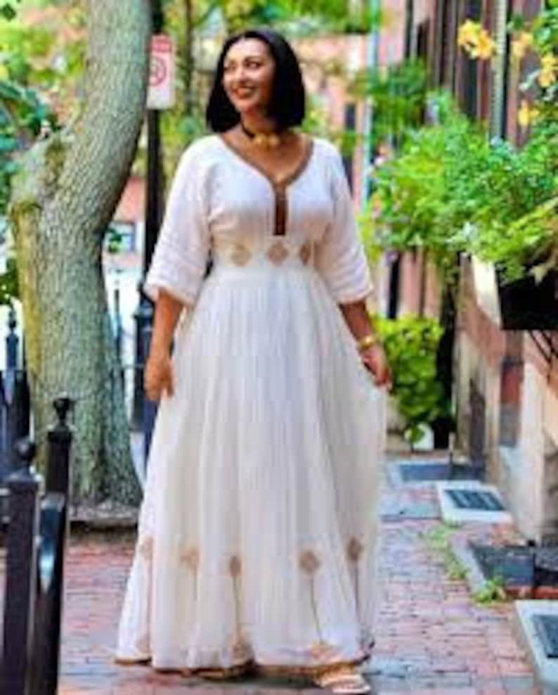 Habesha Kemise With Full Size Netela Perfect for Church and Events - Etsy