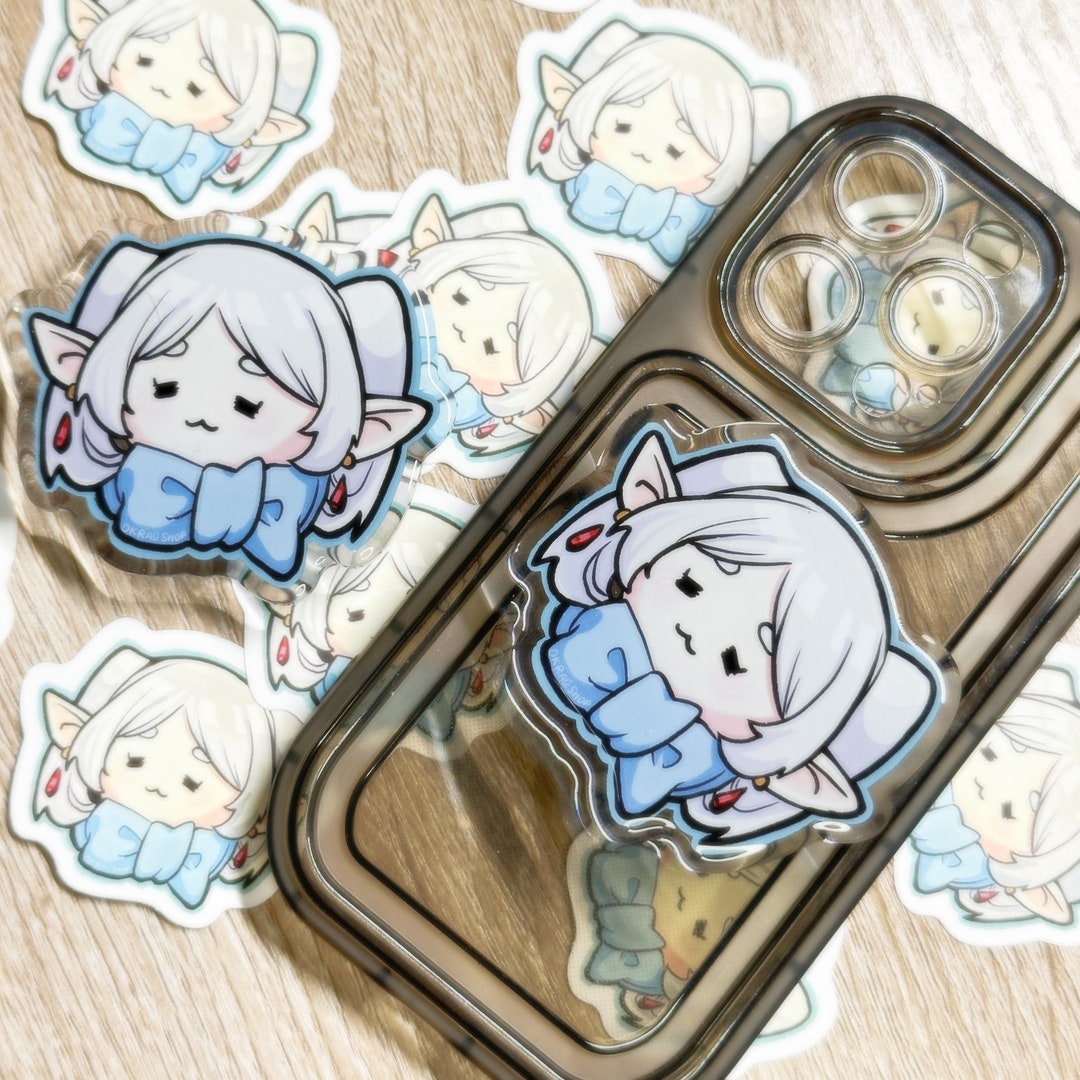 Cute Japanese Anime Frieren Beyoung Journeys End Phone Grips Free ...