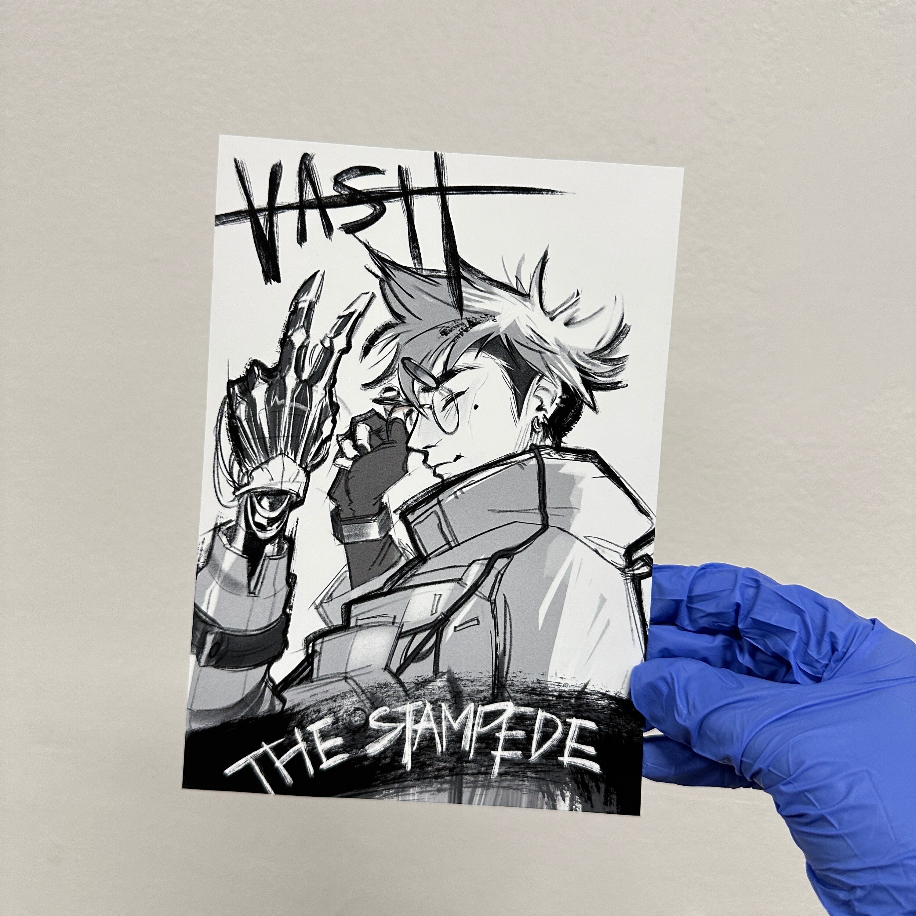 Vash the Stampede Trigun Poster Art Print 5.5 X 8 Inches - Etsy