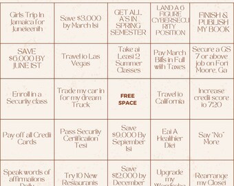 2024 Bingo Card Digital Download - Etsy