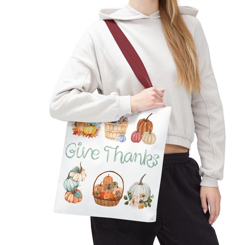Fall Tote Bag, Thanksgiving Tote, Autumn Tote, Fall Season Gift ...