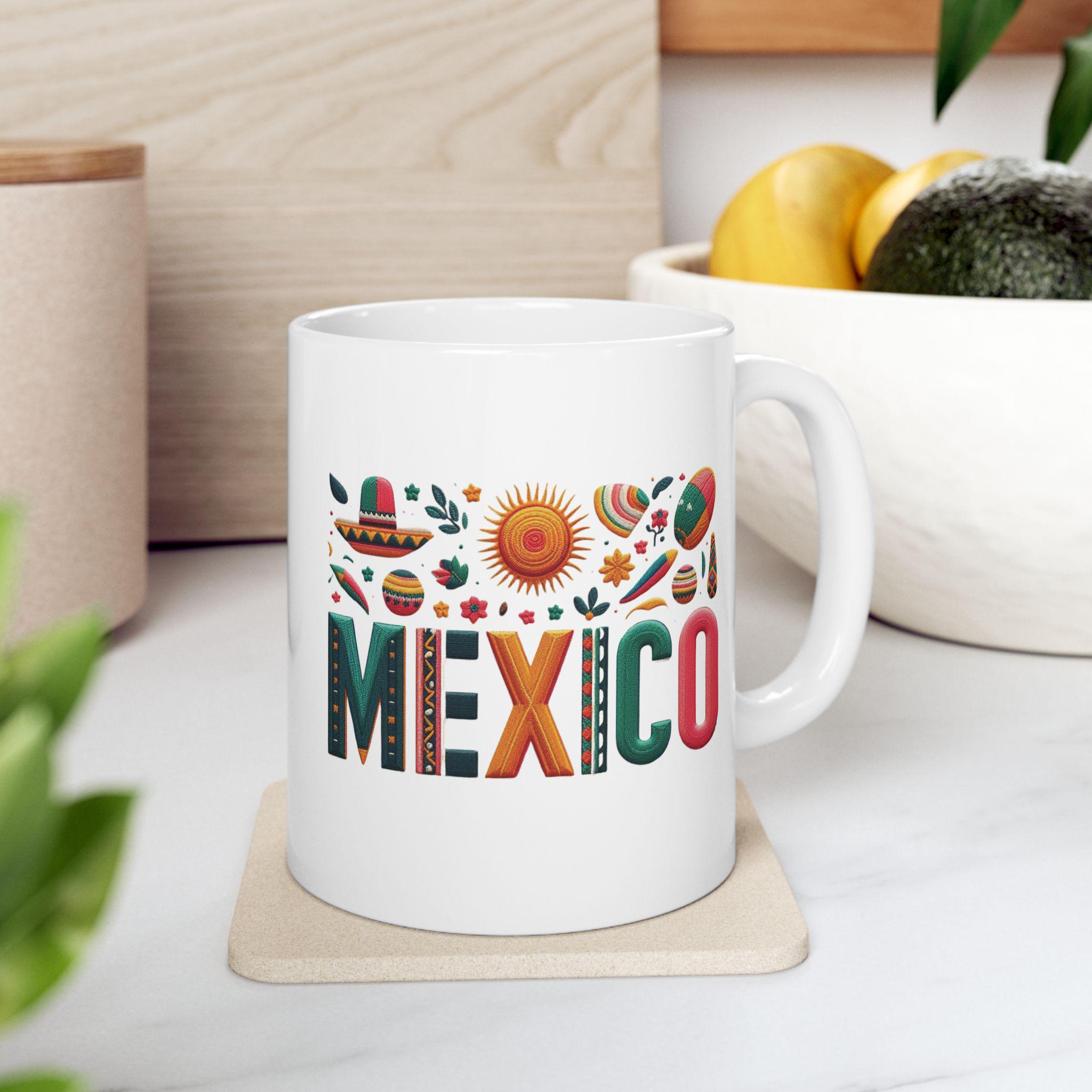 Mexico Mug, Mexican Style Mug, Mexico Inspired Mug, Mexican Gift - Etsy