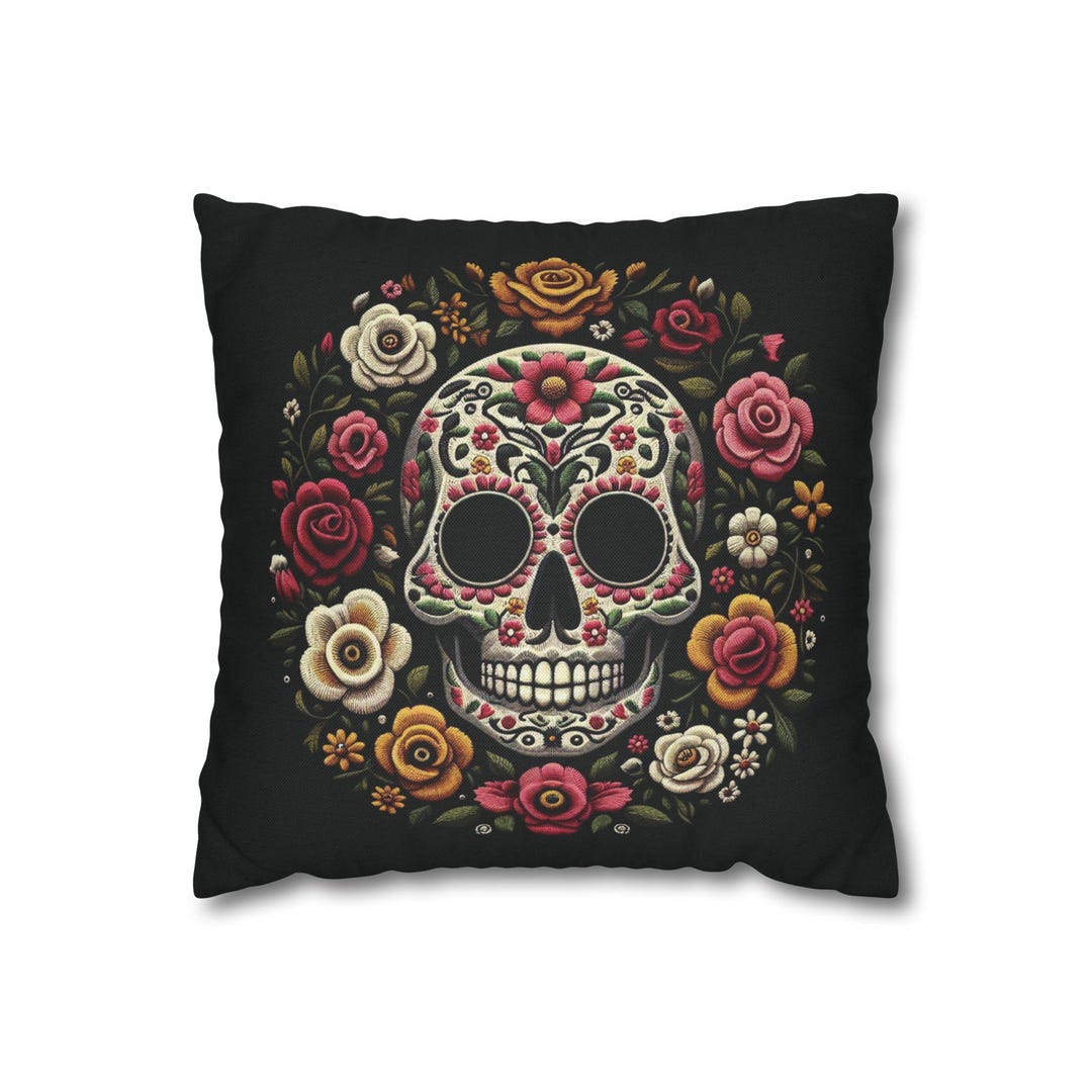 Dia De Muertos Pillowcase, Catrina Pillowcase, Halloween Pillowcase ...