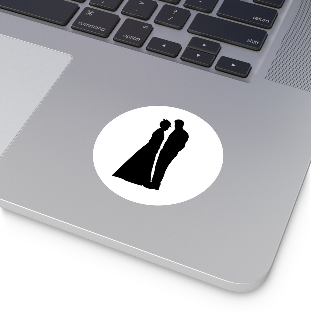 Miss Scarlet and the Duke Round Sticker, Eliza and William Sticker ...