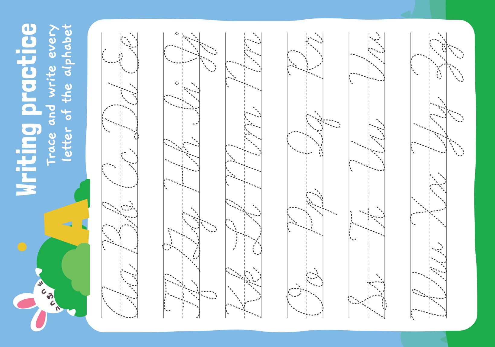 Kids Numbers & Alphabets Learning Bundle, Kids Activity Worksheets ...
