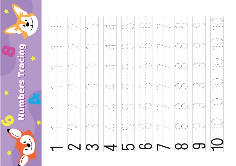 Kids Numbers & Alphabets Learning Bundle, Kids Activity Worksheets ...