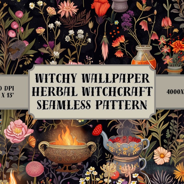 Witchy Wallpaper - Etsy