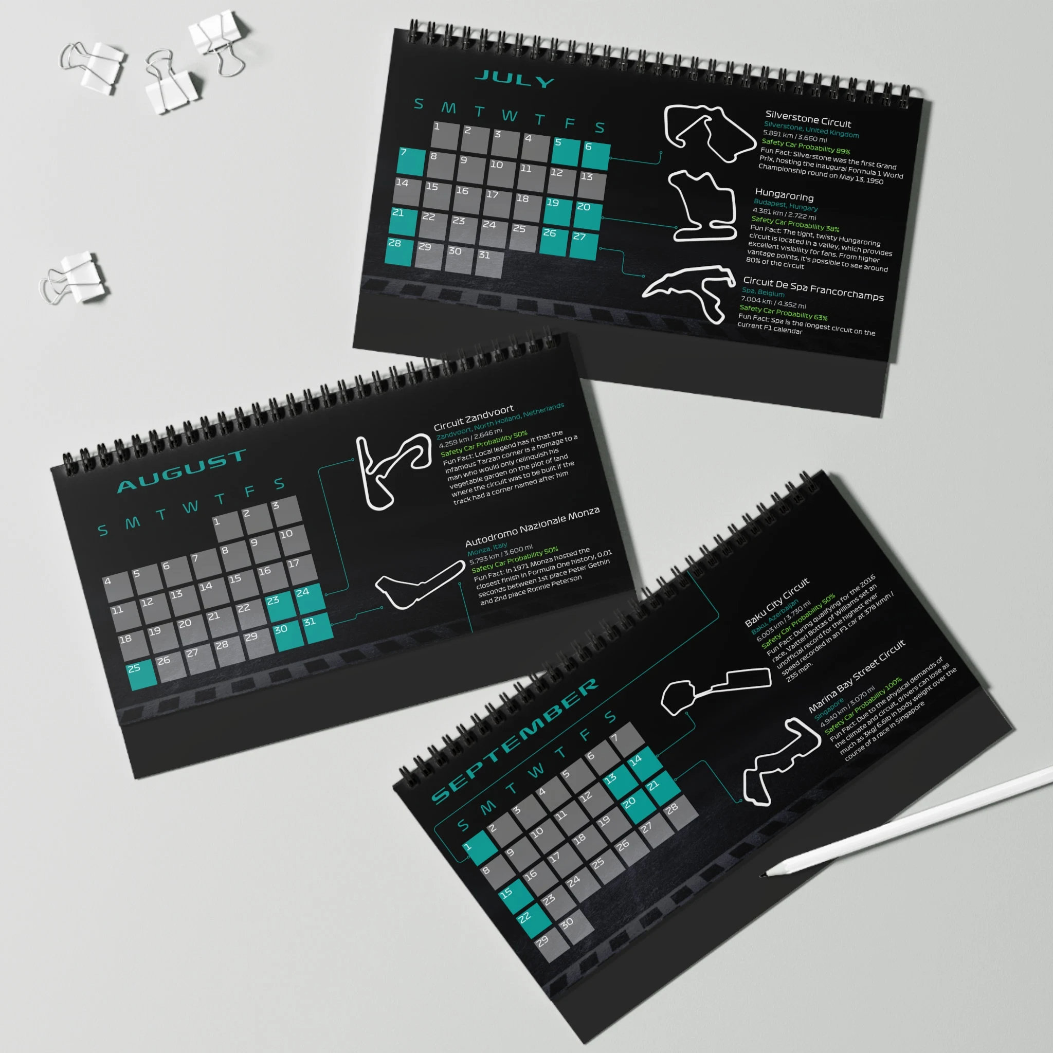 New Years Formula 1 Mercedes Calendargift for Formula 1 Lewis - Etsy