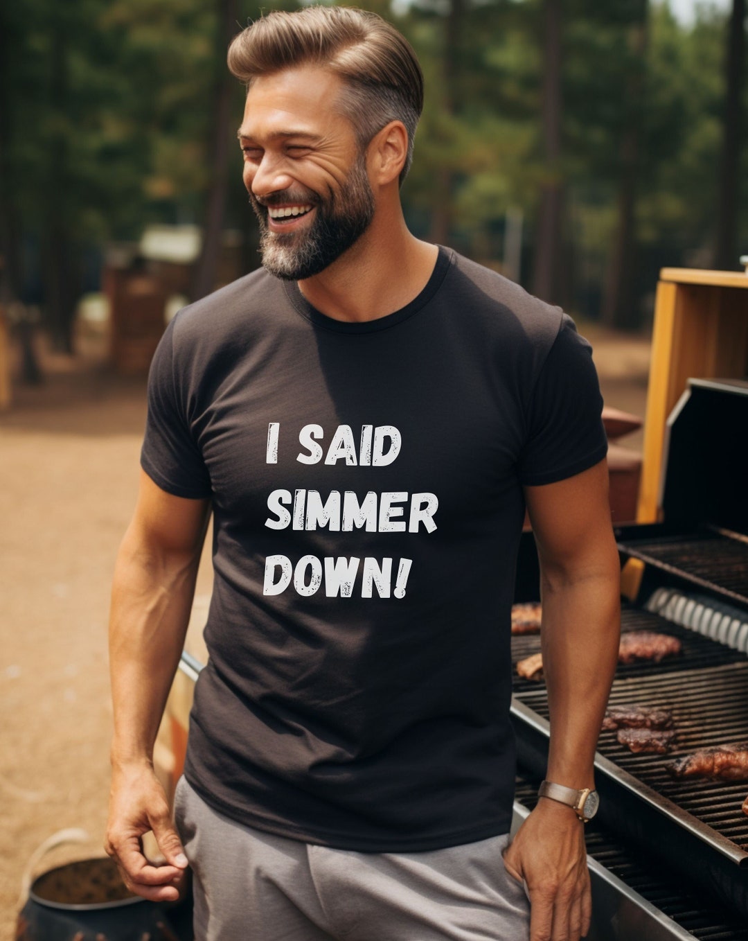 Simmer Down Funny Quote Tshirt, TV Show Pop Culture Sayings Shirt ...