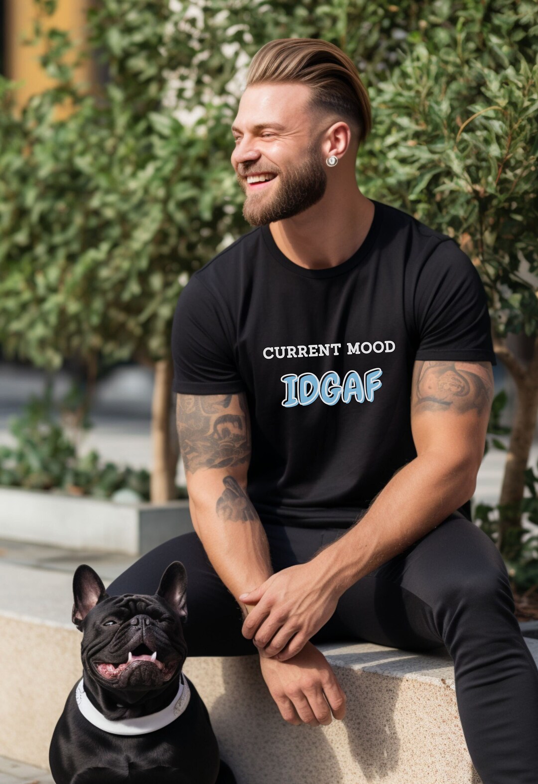 Funny Current Feeling Tshirt, Sarcastic IDGAF Mood Statement Shirt ...