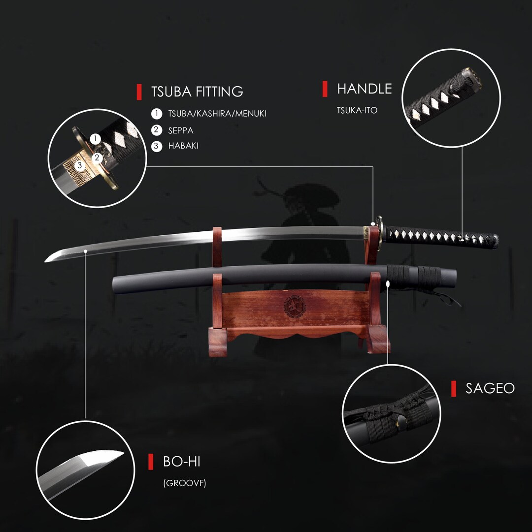 Custom Katana Custom Sword Japanese Katana Real Sword 1095 - Etsy