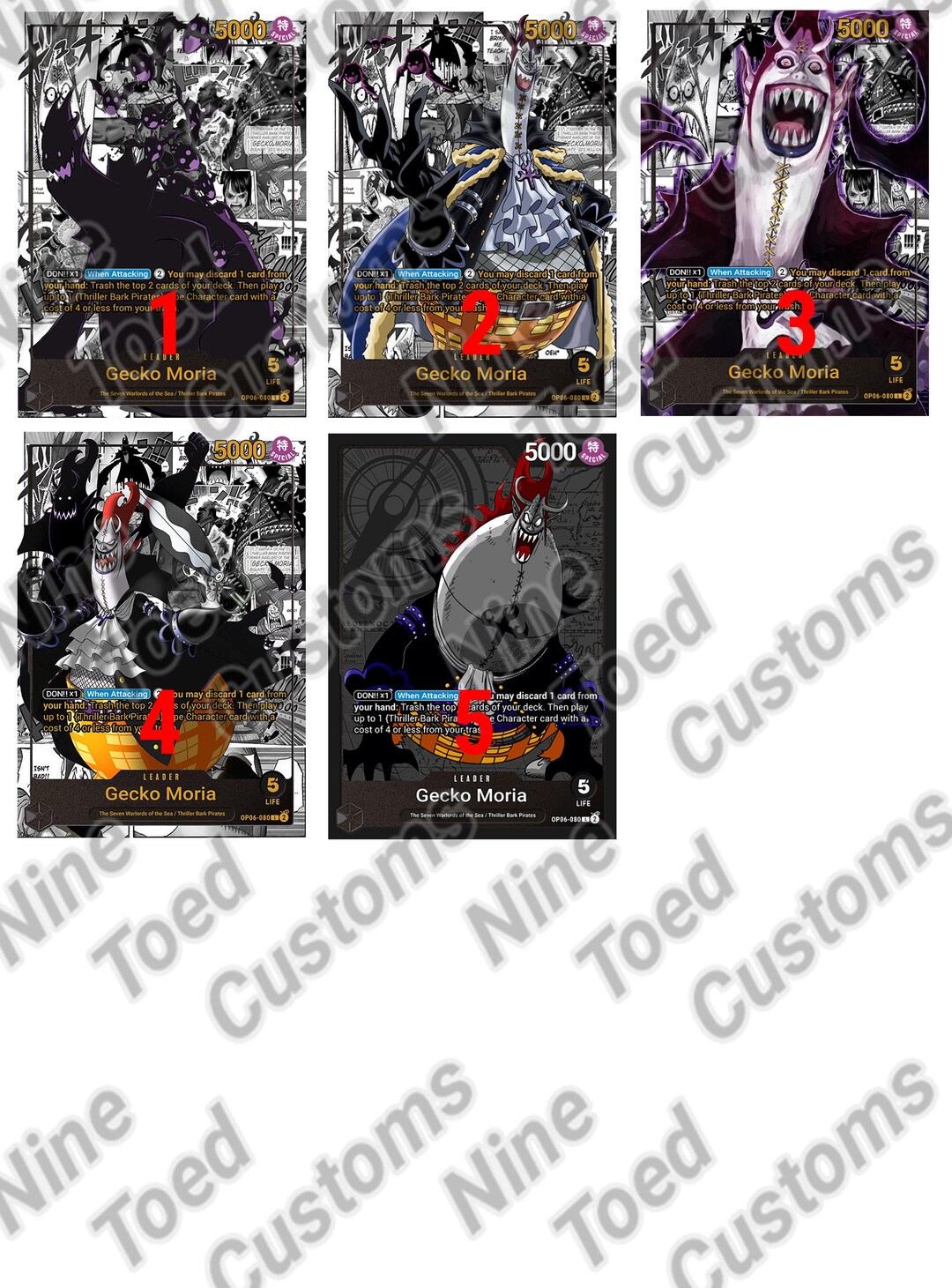 One Piece Custom Leaders - OP06 (wings of the Captain) - Etsy