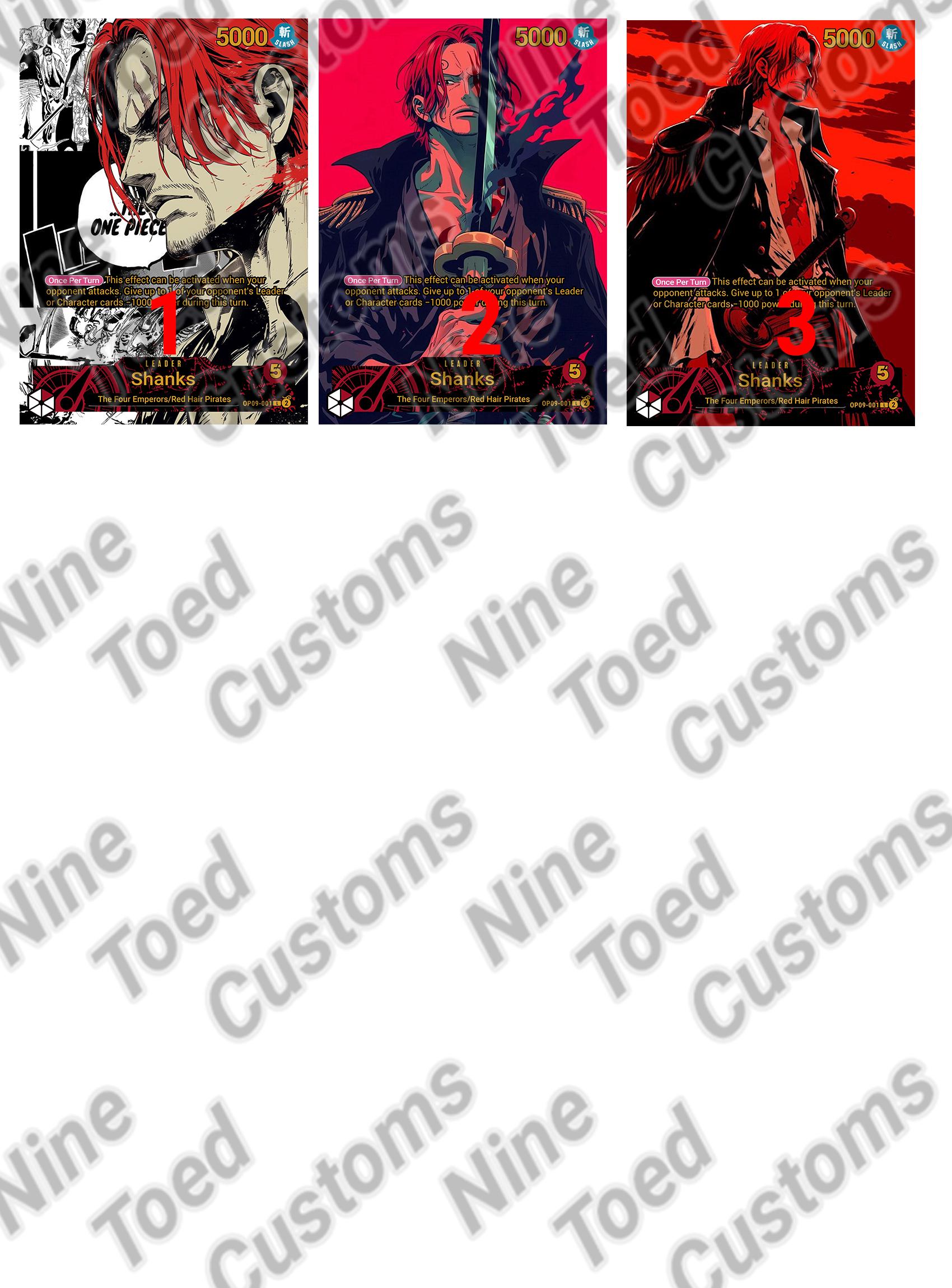 One Piece Custom Leaders - OP09 (emperors in the New World) - Etsy