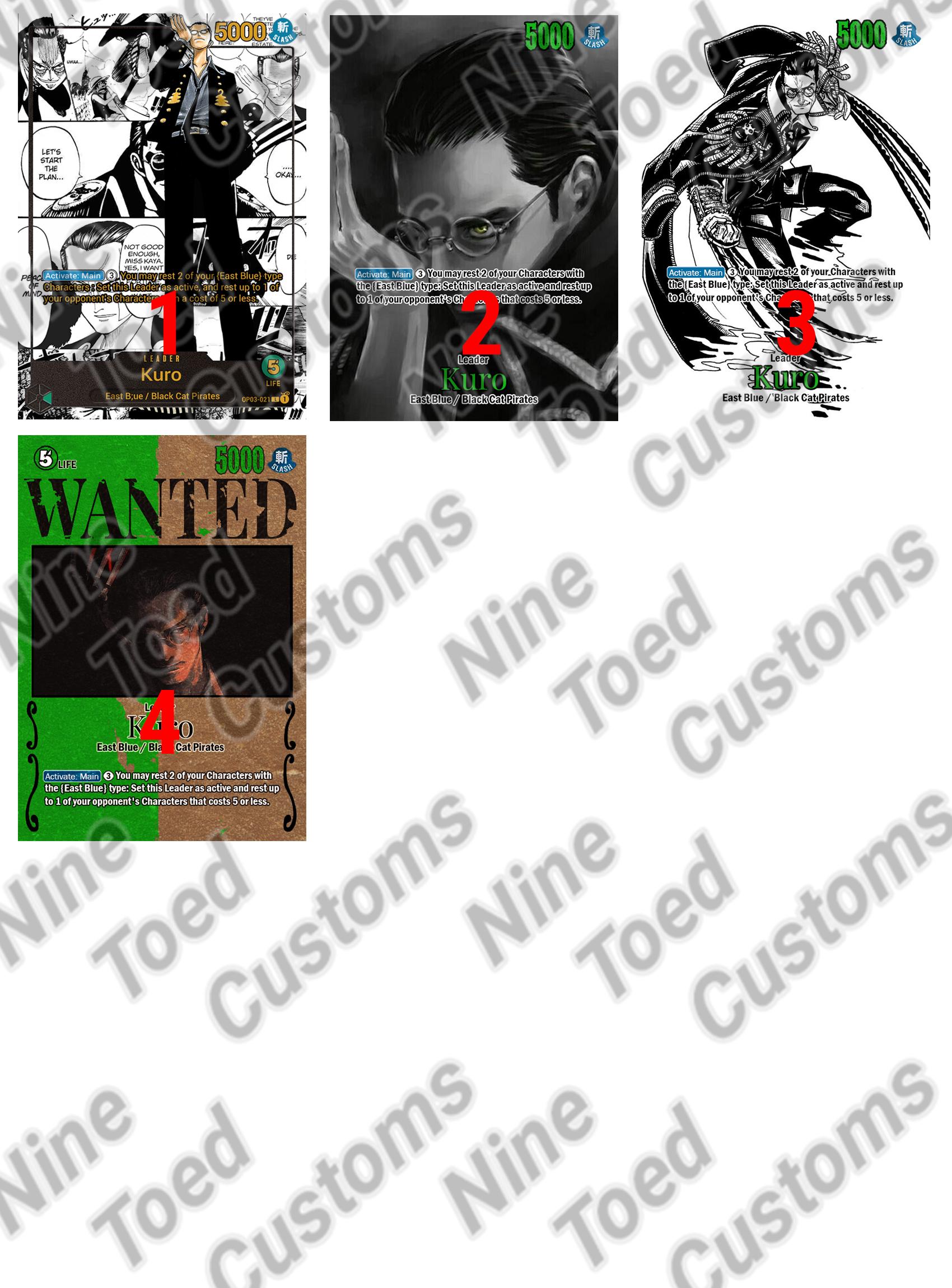 One Piece Custom Leaders OP03 pillars of Strength - Etsy