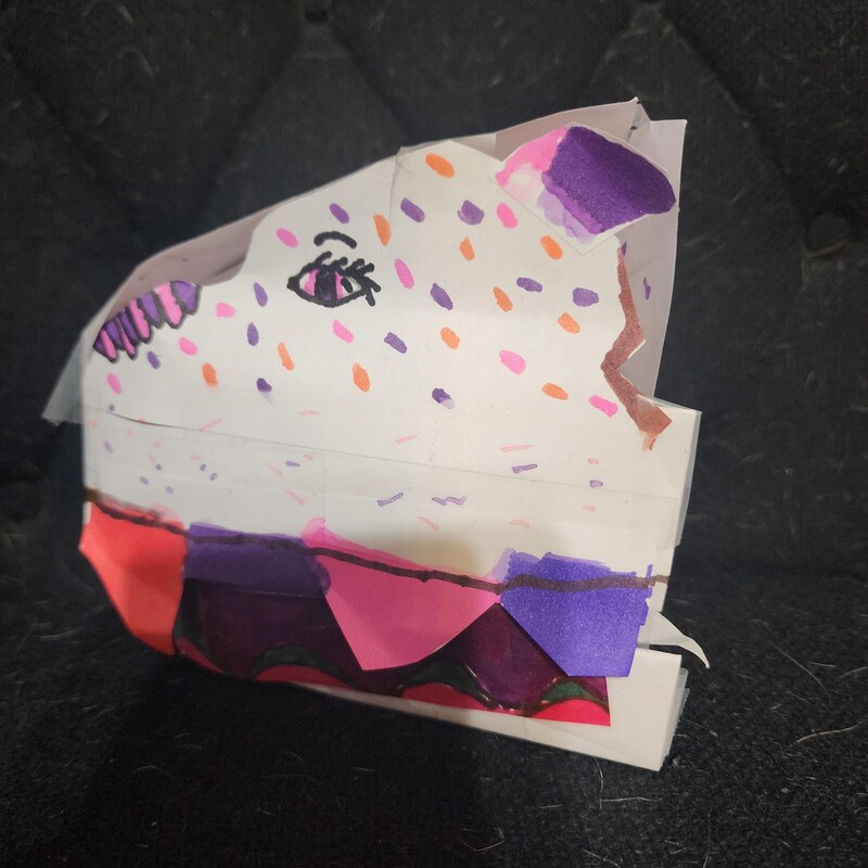 Paper Dragon Puppet Base - Etsy