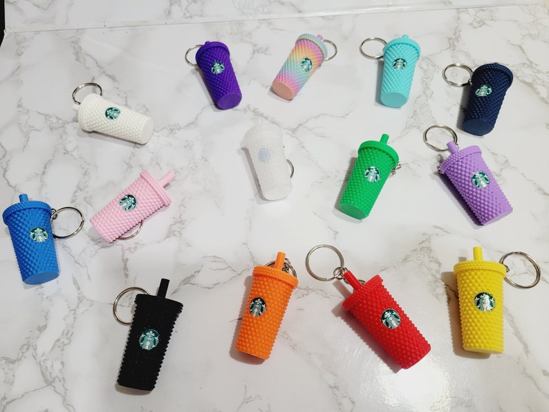 Tumbler Keychain, Removable Lid, Mini Cup Pill Holder, Gift Coffee - Etsy