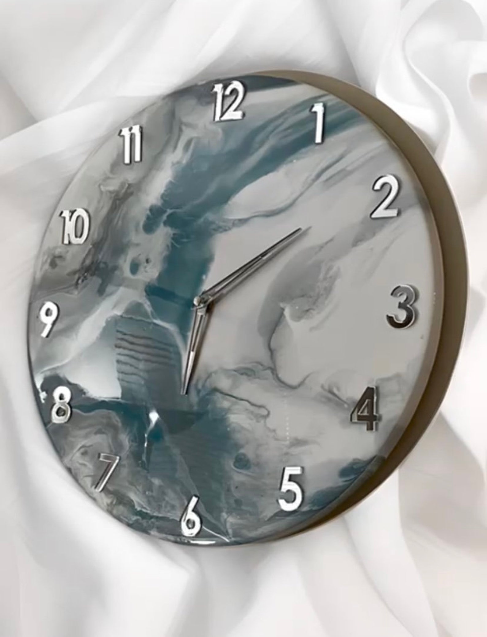 Wall Clock Resin - Etsy