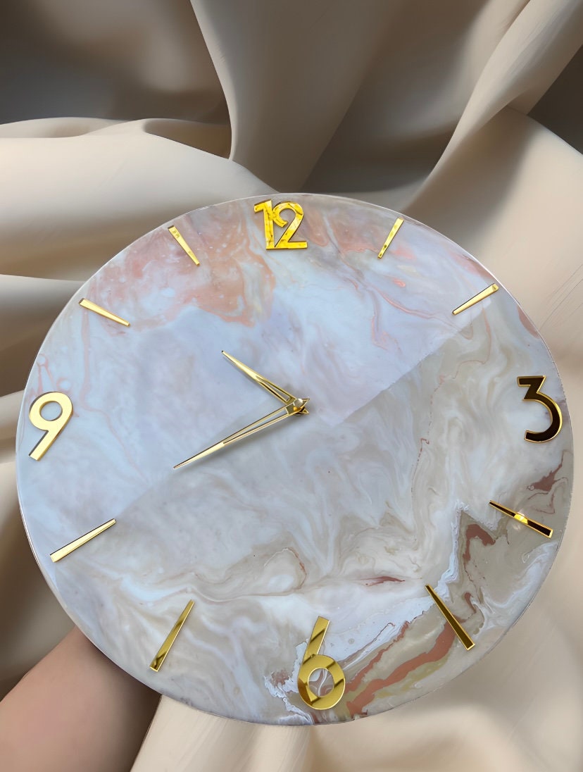 Wall Clock Resin - Etsy