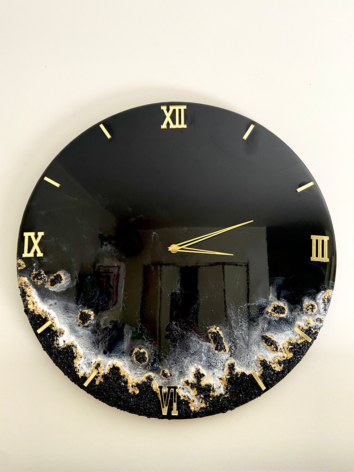 Wall Clock Resin - Etsy