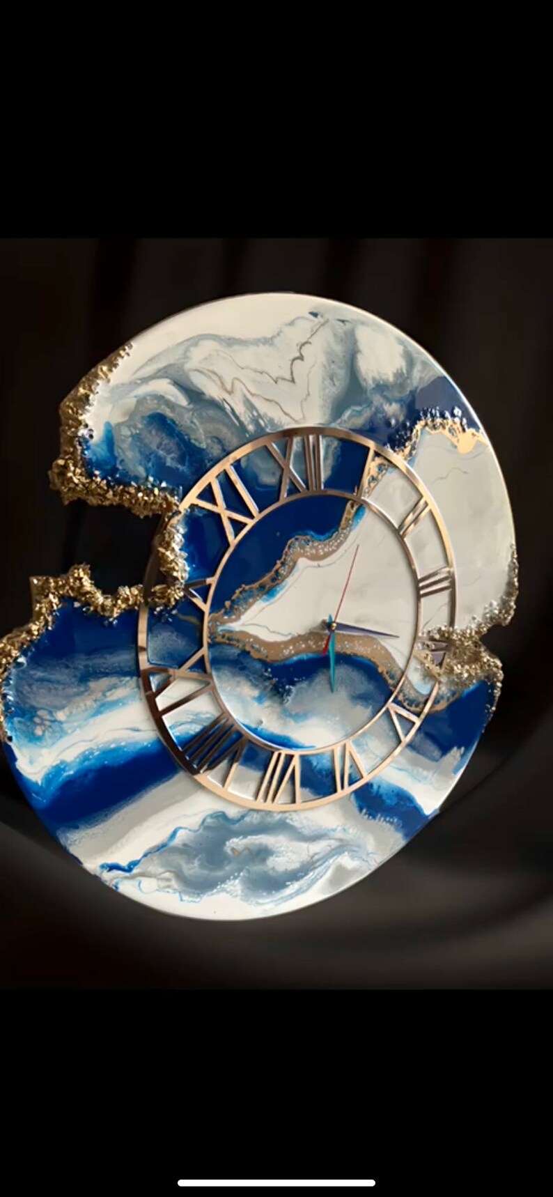 Wall Clock Resin - Etsy