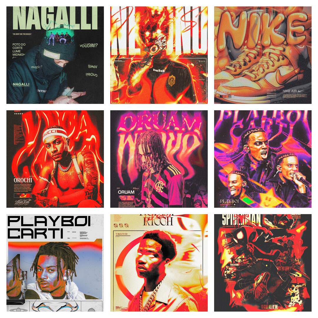 RAP POSTERS - Etsy