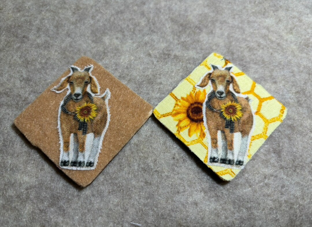 Goat and Sunflower Magnets. Farm House Style Goat Magnets. Honey Comb ...