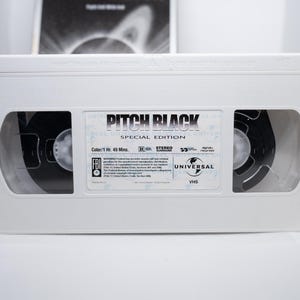 Pitch Black VHS | White Cassette - Etsy