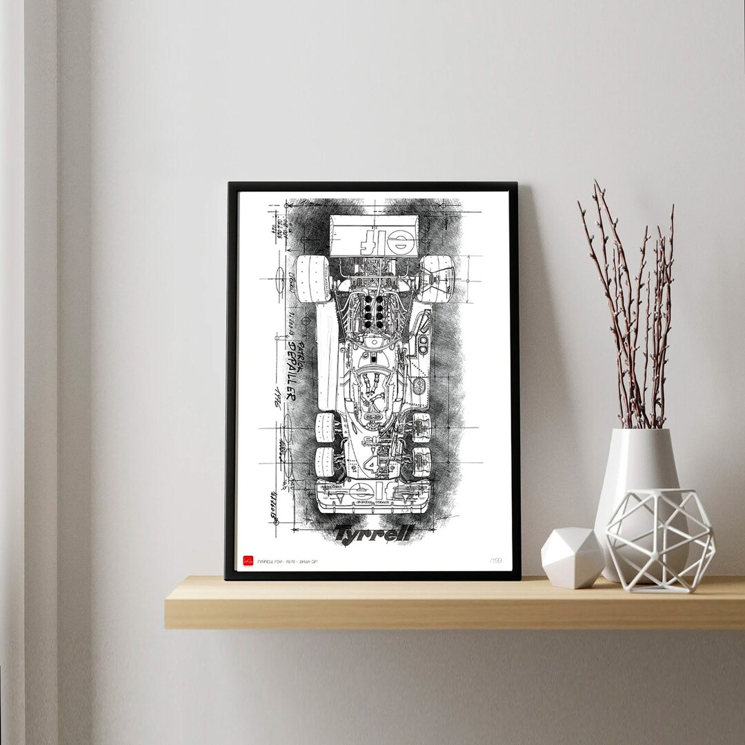 Formula 1 Poster, Vintage Collection, TYRRELL P34 Series, - Etsy