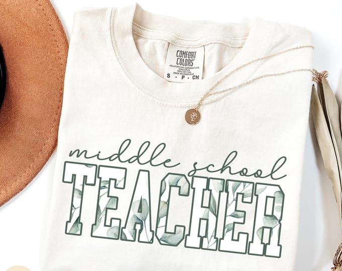 Middle School Teacher Crew, Shirt for Middle School Teacher, Junior ...