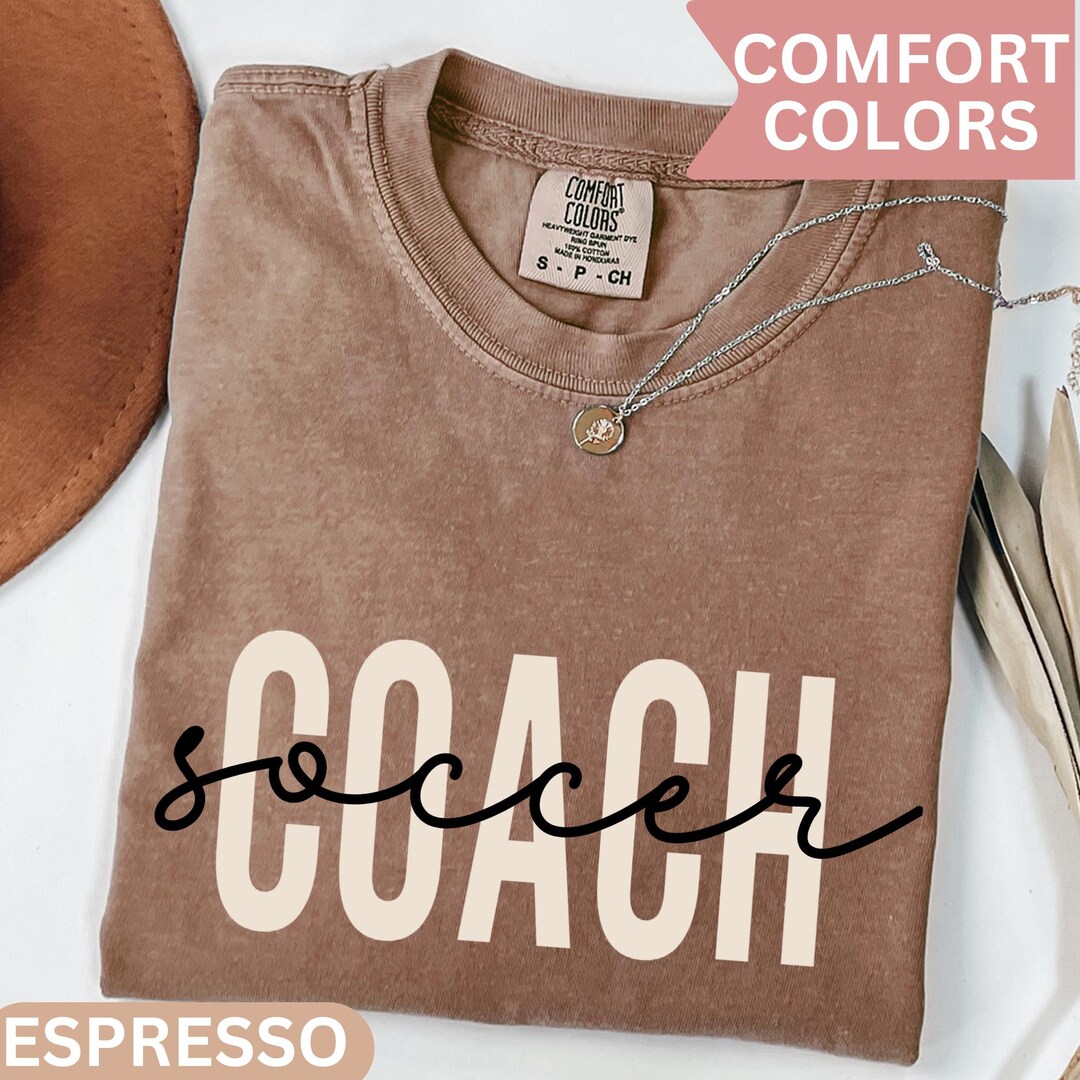 Comfort Colors Soccer Coach Shirt, Game Day T-shirt - Etsy